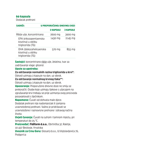 EPA DHA 1000 Omega-3 Capsules